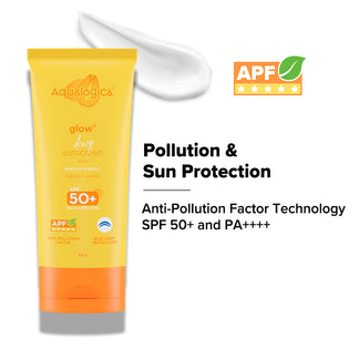 Glowing Sunscreen, Aqualogica Glow+ Dewy Sunscreen 80g