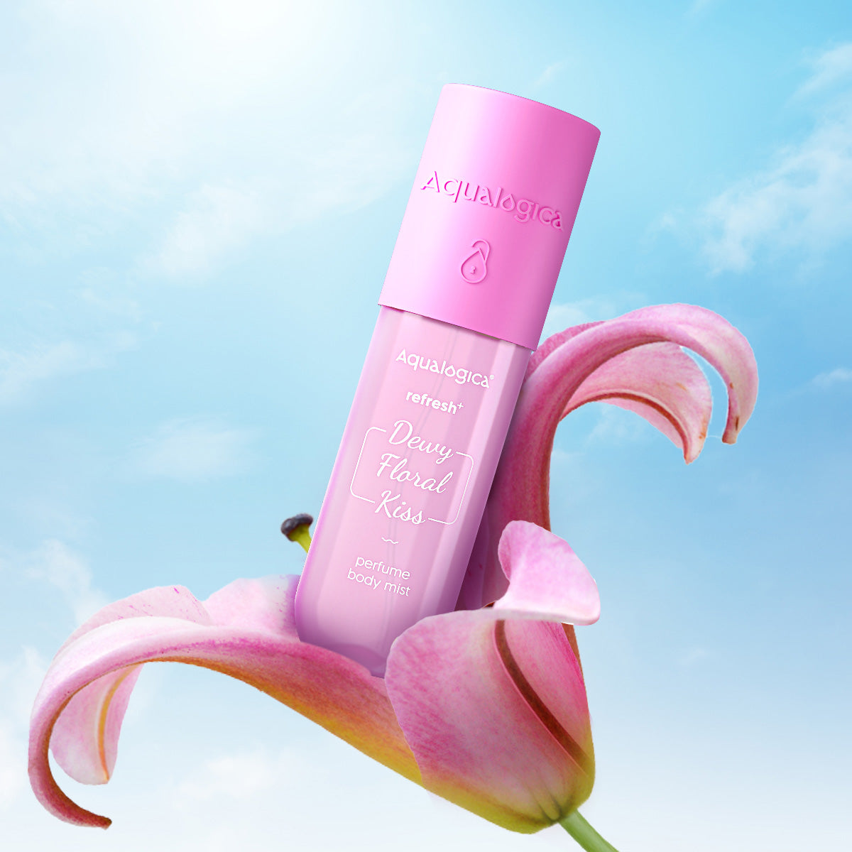 Refresh+ Dewy Floral Kiss Perfume Body Mist with Zemea & Hyaluronic Ac ...